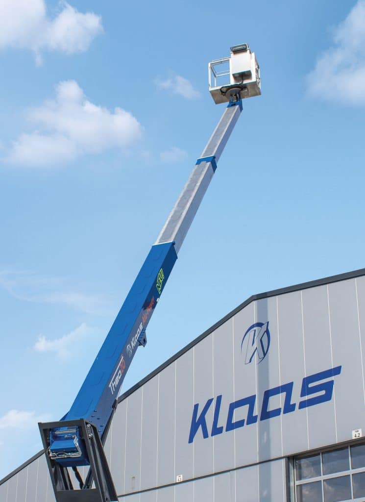 Elevating work platforms Klaas - trailer cranes, mobile cranes ...